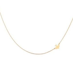 Trendy Jewels | Jewelry | Dainty Gold Chain Dove Bird Chain Necklace ...
